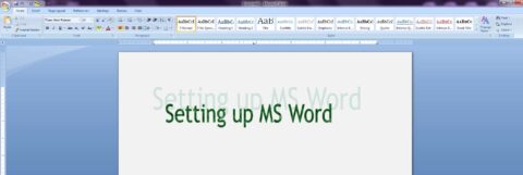 MS Word | Editor's Essentials